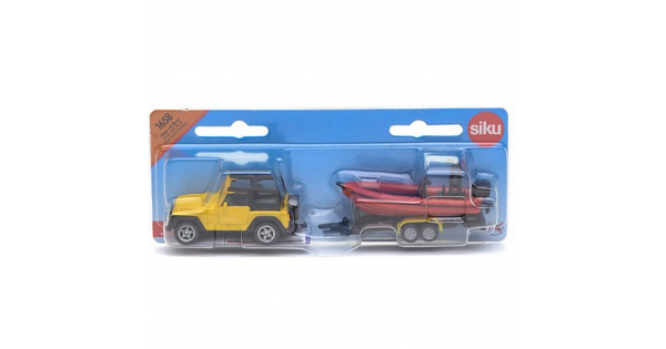 Игровой набор Siku Джип Wrangler с лодкой 1658 — купить по лучшей цене ...